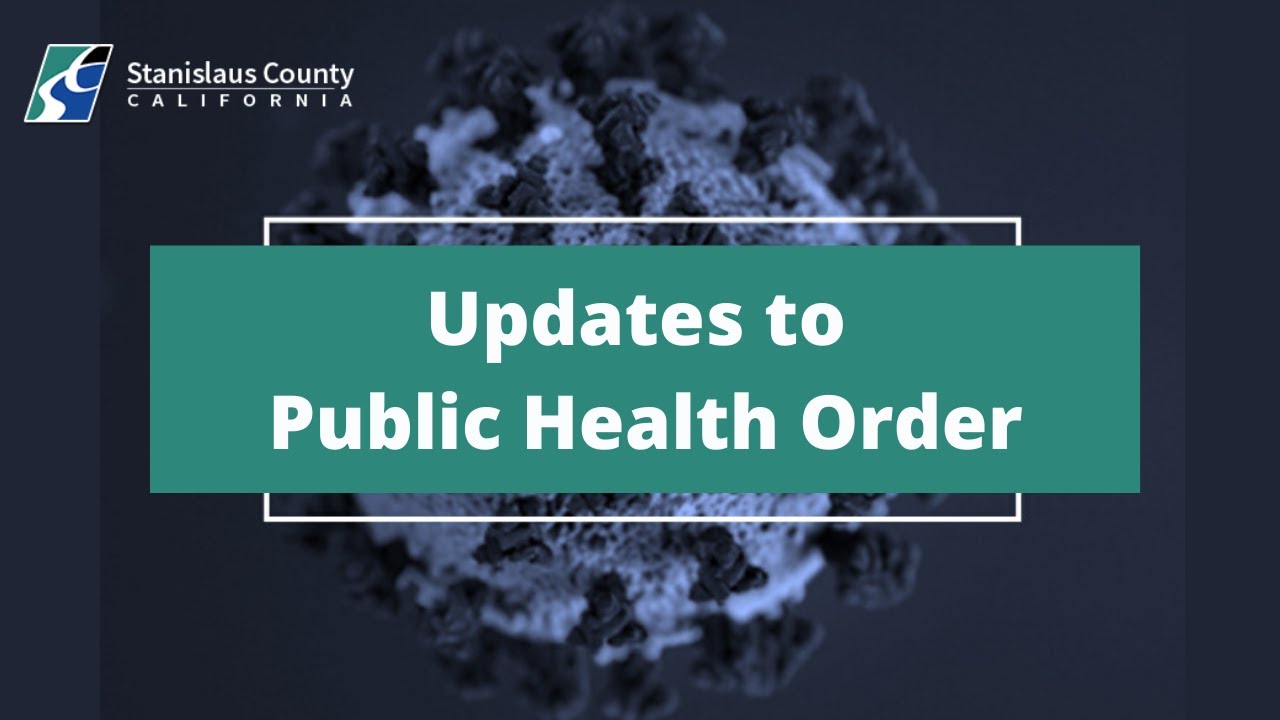 Updates to the Public Health Order - YouTube