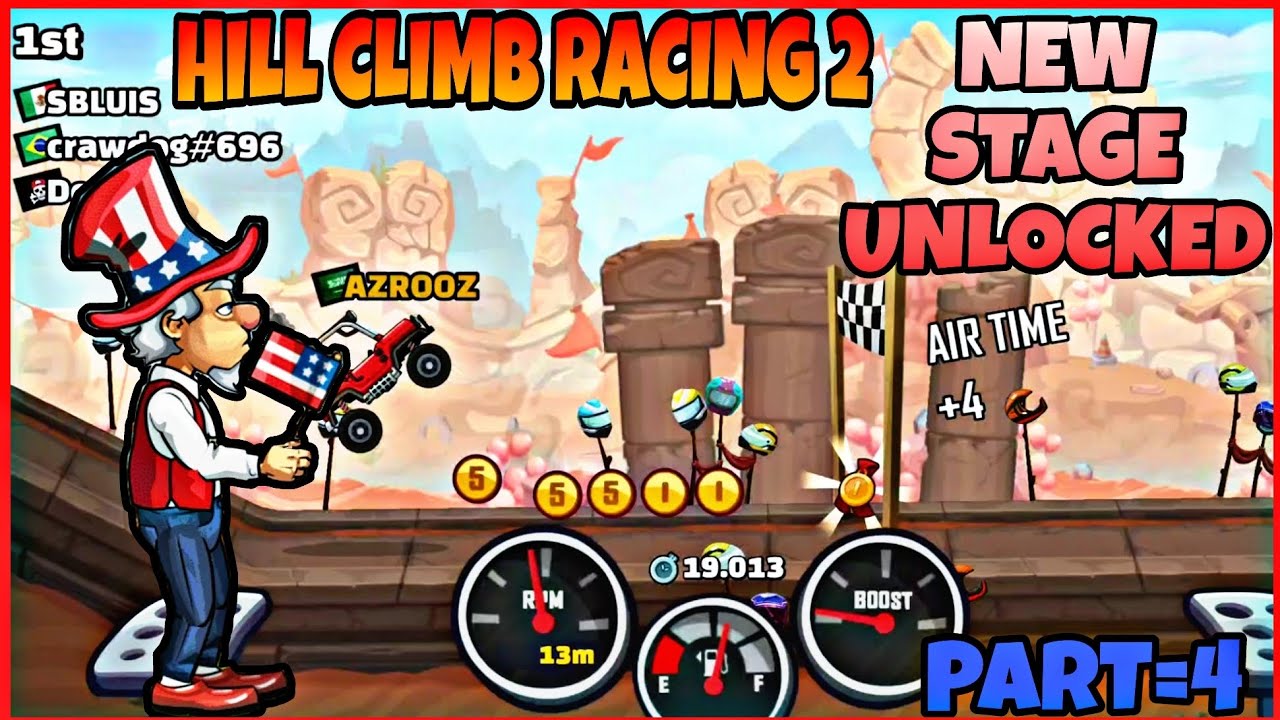 HILL CLIMB RACING 2| NEW STAGE UNLOCKED 🔥| PART 4 | NEW LOOKYYY🔥# ...