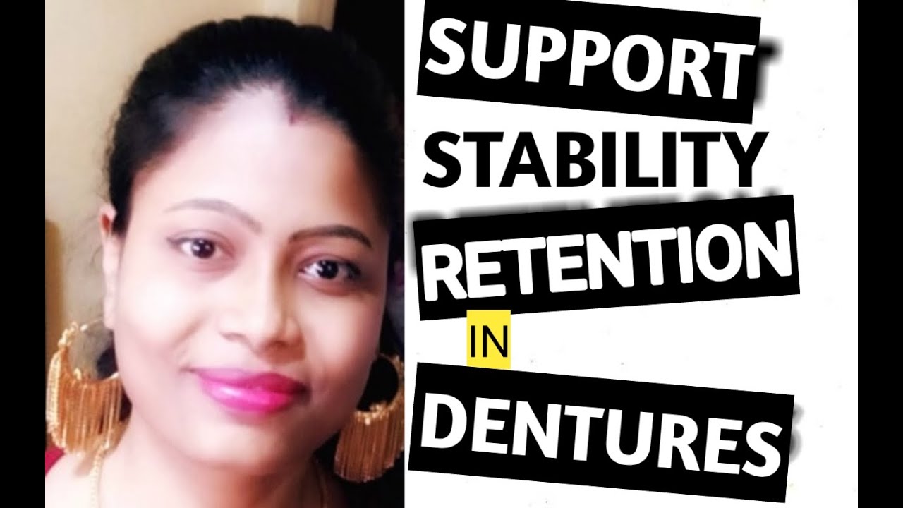 Support Stability and Retention in dentures || Dental studies - YouTube