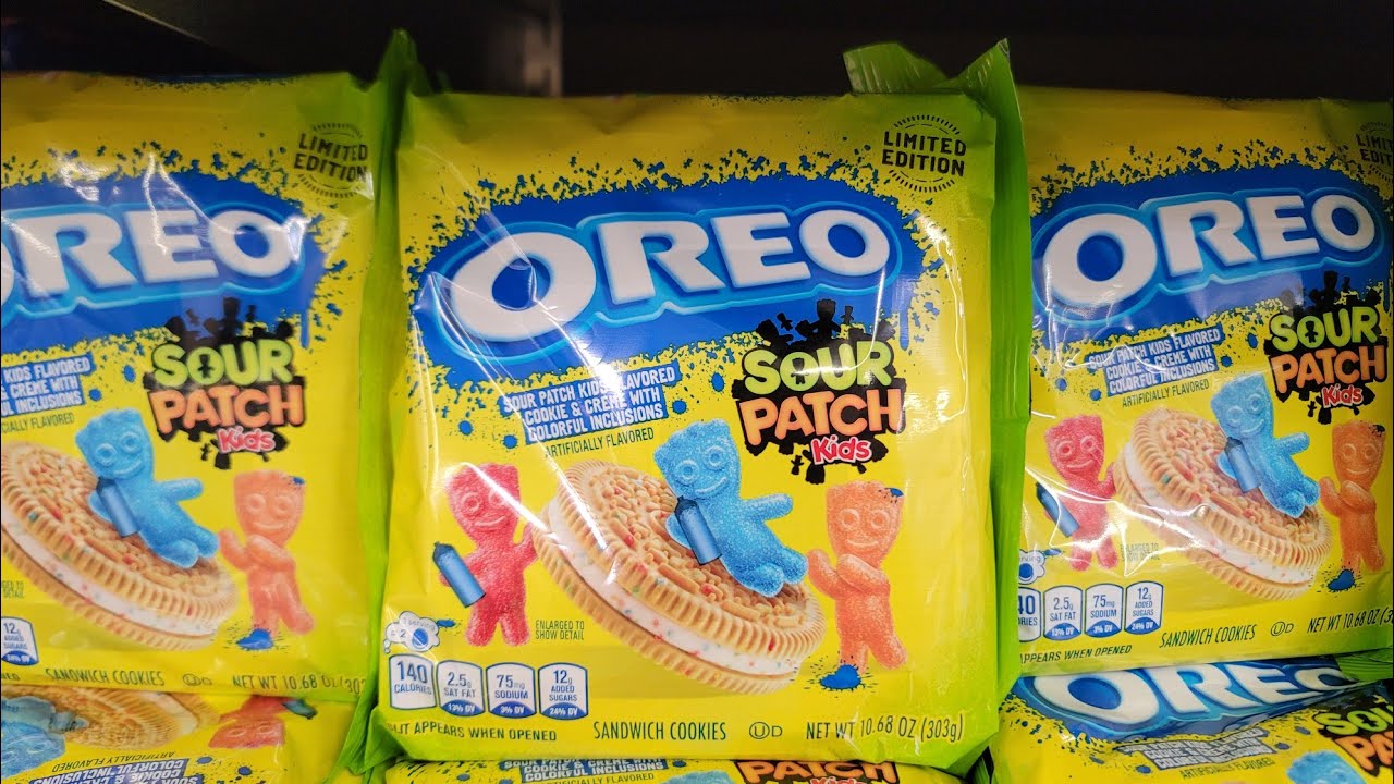 Oreo Sour Patch Kids Limited Edition review - YouTube