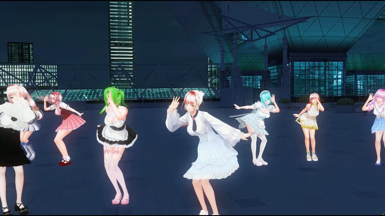 【COM3D2】「Kiss me! Choose me!」「 Blooming Kiss!」 4K - YouTube