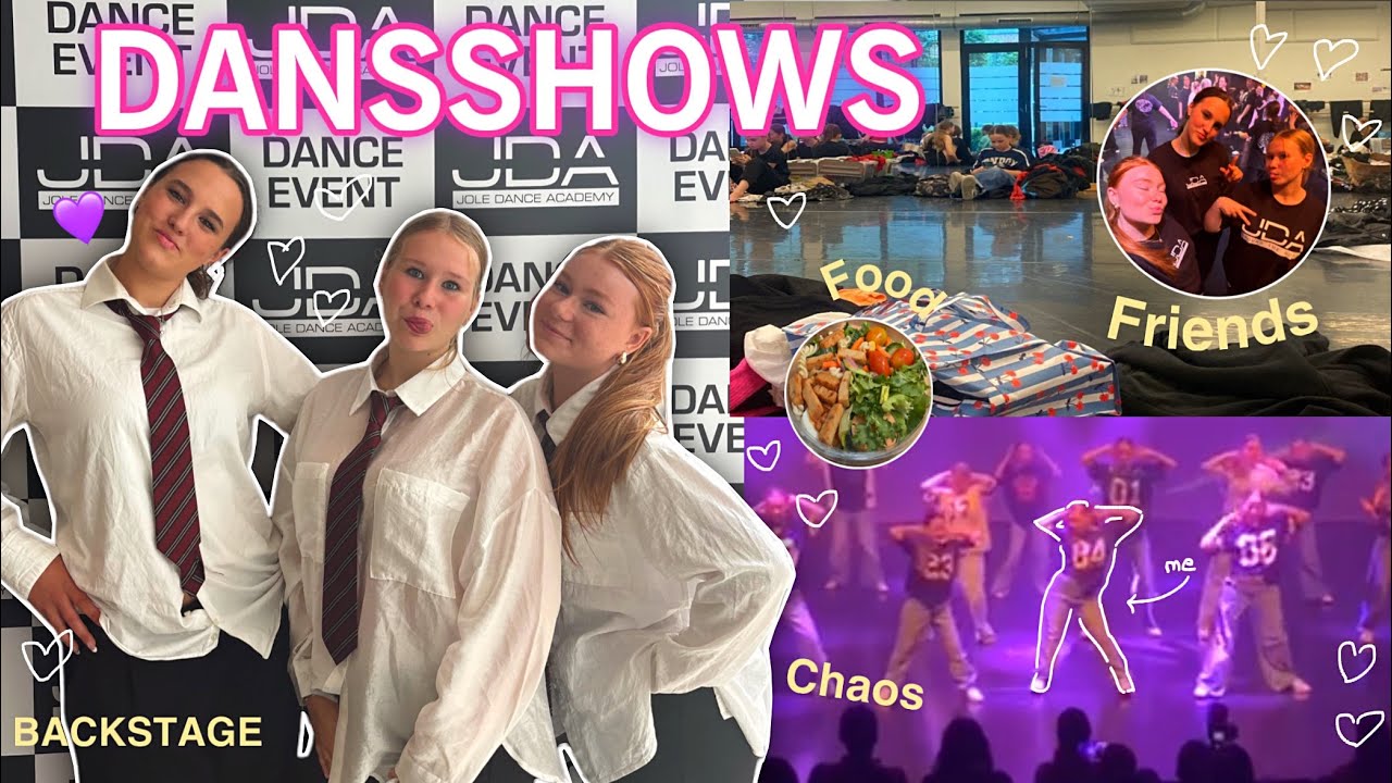 SHOWTIME VLOG 💥 Backstage chaos & dansoptredens! 🪩🩰💃 - YouTube