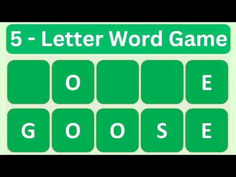 5 Letter word Game . Can you get 10 out 10? - YouTube