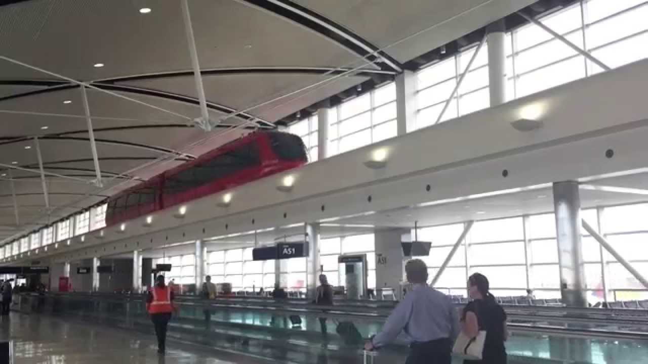 Indoor Tram | EH McNamara (midfield) terminal @ Detroit-metro airport ...