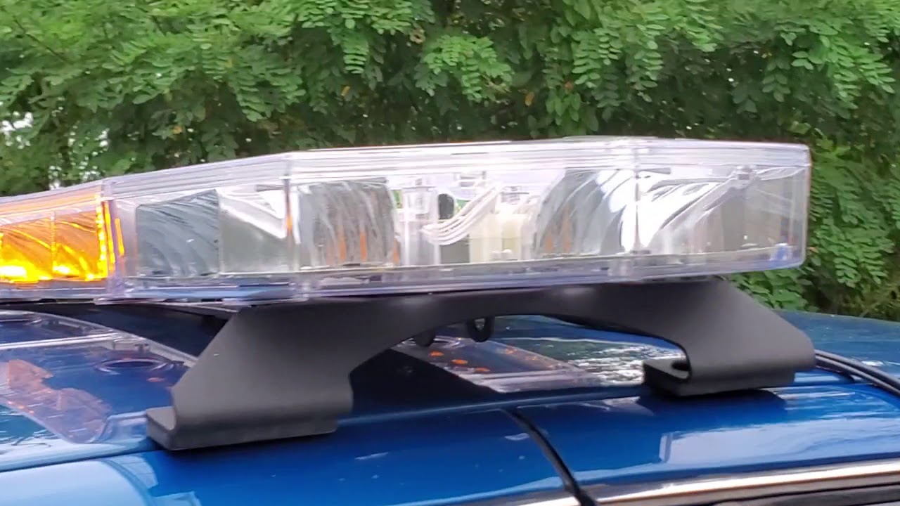 Rontan 54" All Amber Maximum Lightbar in action - YouTube