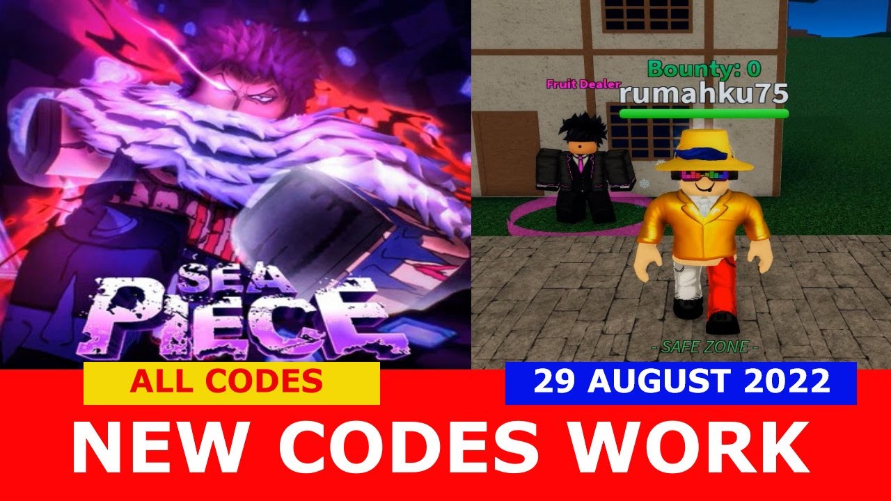 *ALL CODES WORK* [UPD 6] Sea Piece ROBLOX | LIMITED CODES TIME | 29 ...