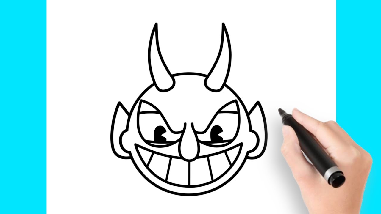 Dibujo Del Diablo #Independiente #TodoRojo #ReyDeCopas