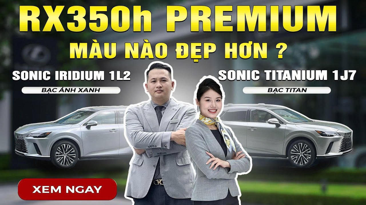 Lexus RX350h PREMIUM màu Sonic Iridium 1L2 và Sonic Titanium 1J7 - Chọn ...
