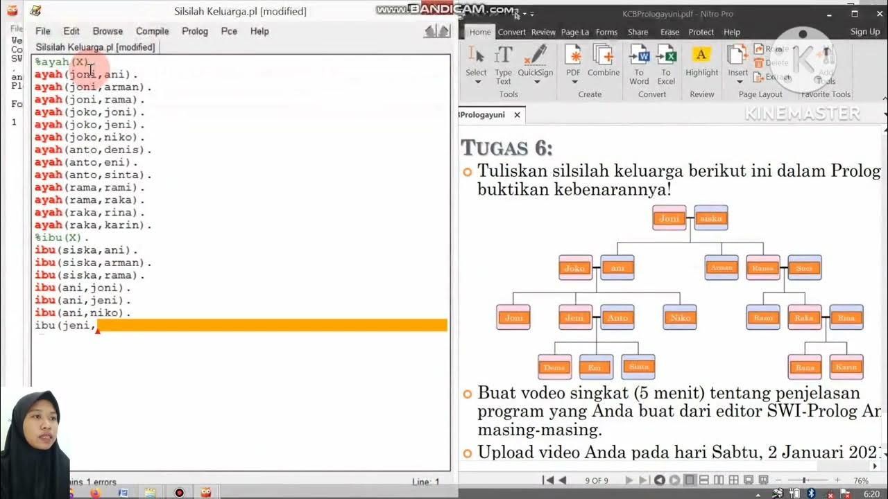 Membuat Silsilah Keluarga dalam "PROLOG"_Tugas 6 KCB - YouTube