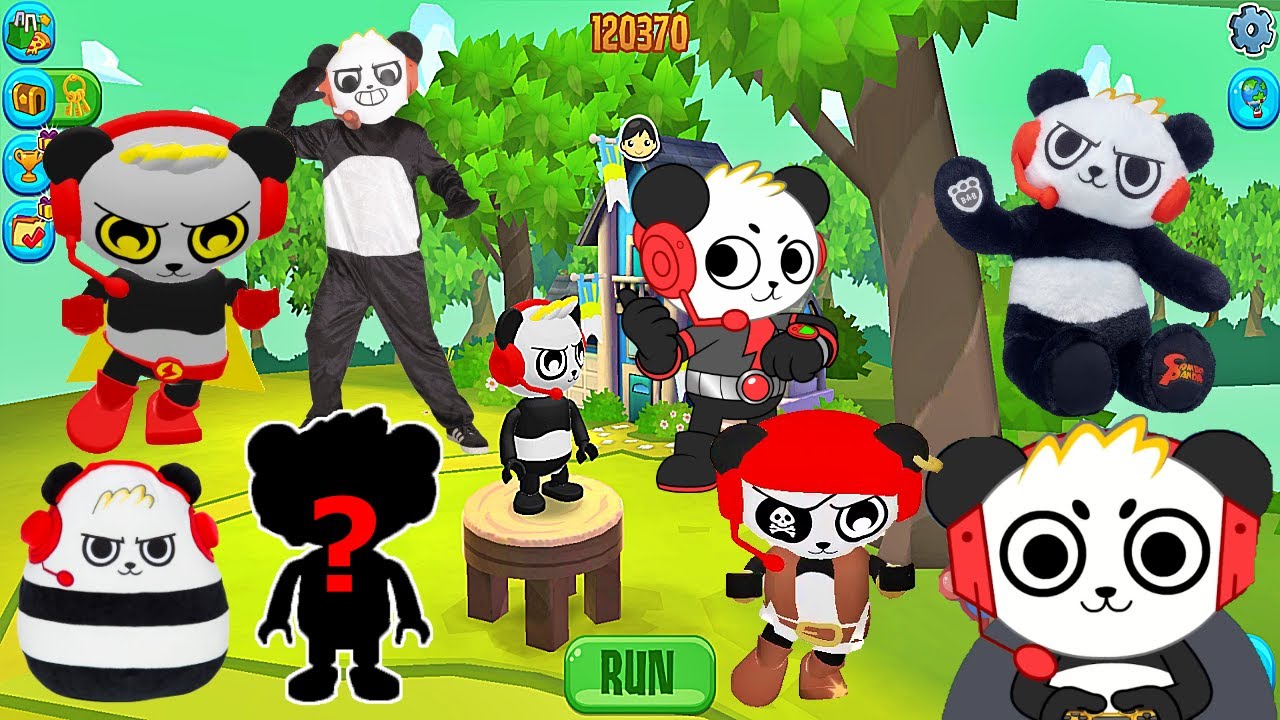 Tag with Ryan - All Combo Panda Costumes Unlocked - All Characters All ...