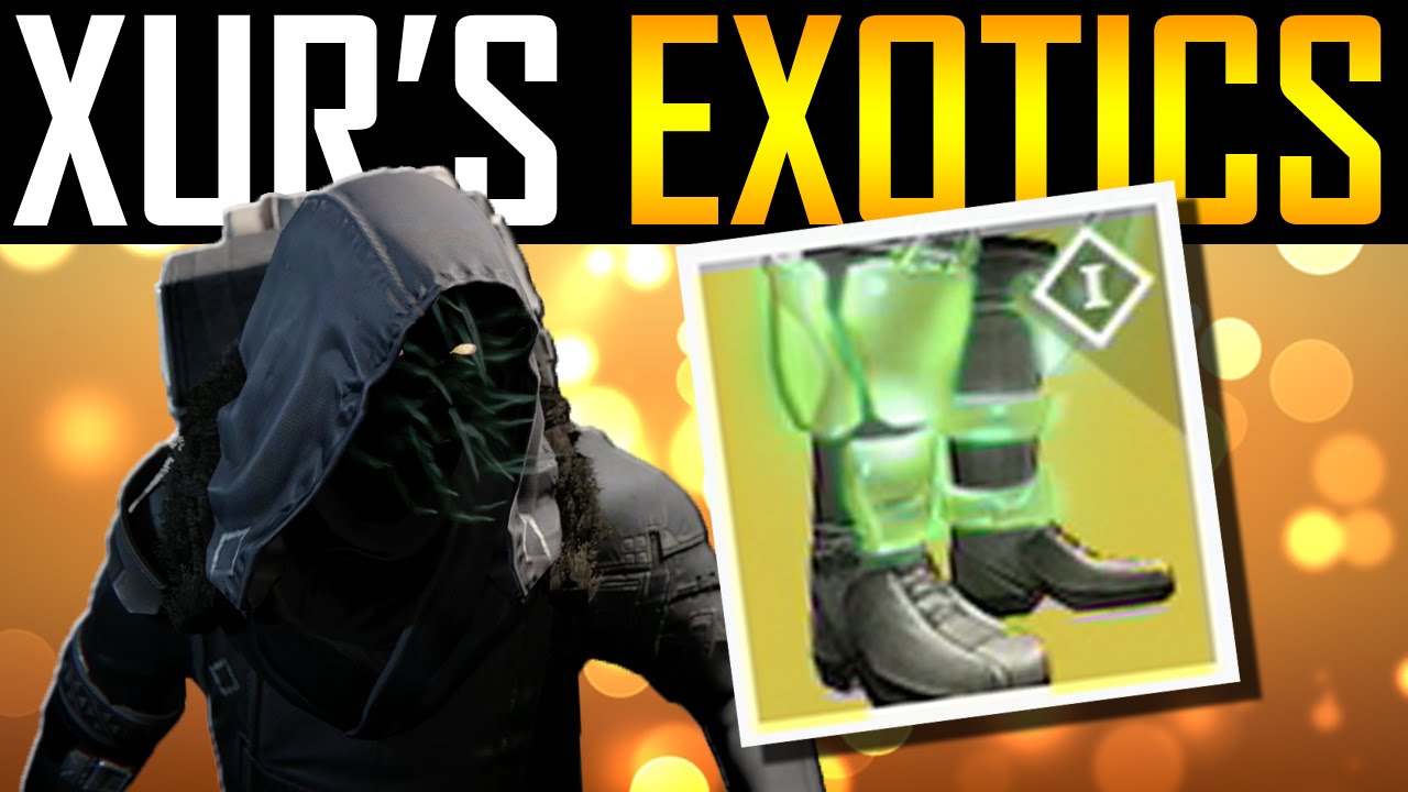 Destiny - Xur's Exotics! Radiant Dance Machines! - YouTube