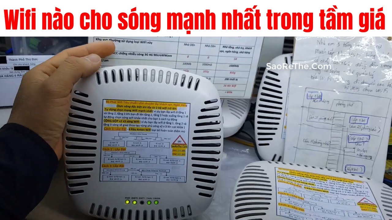 Lắp Wifi Nào Cho Sóng Mạnh Và Ổn Định Chuẩn Khách Sạn - YouTube