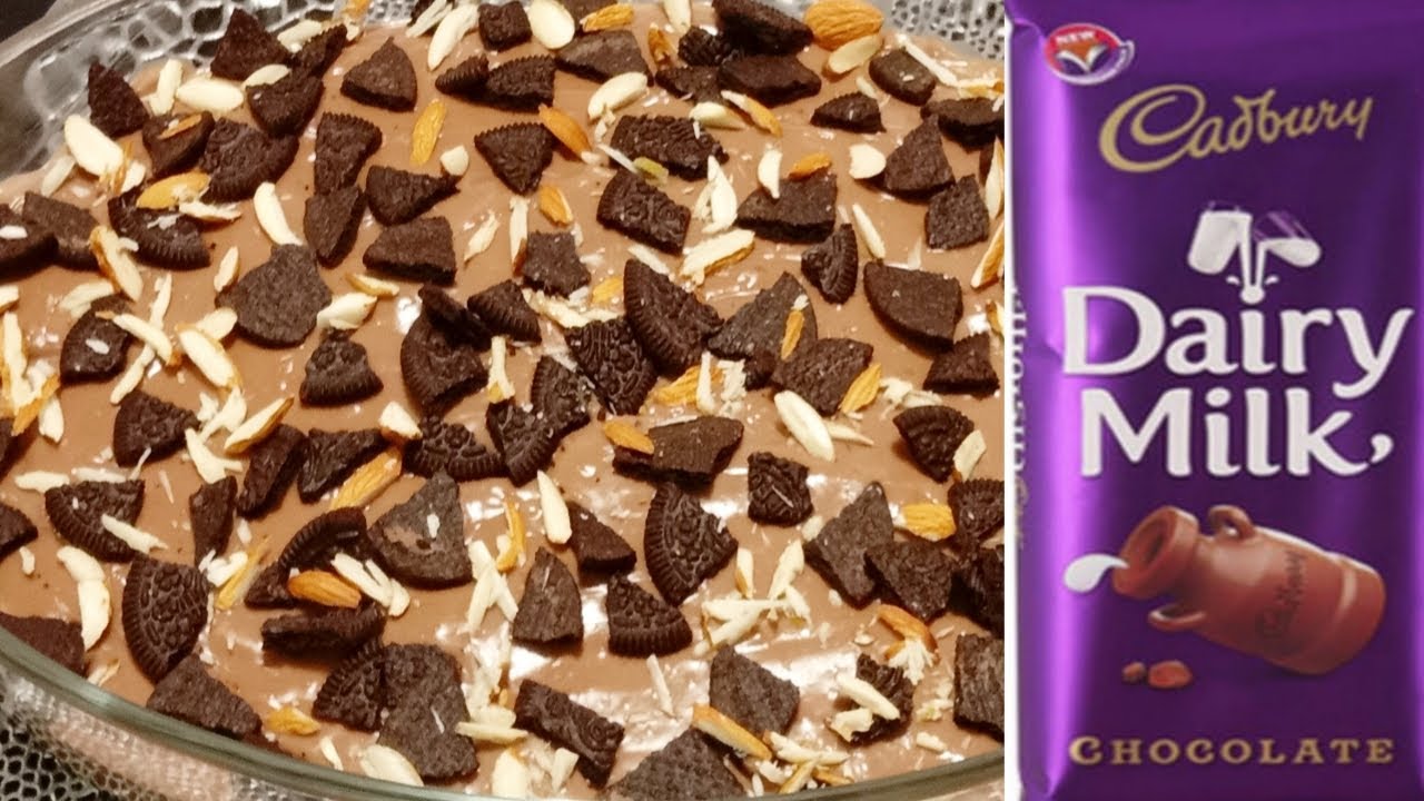 Cadbury Dairy Milk Chocolate Dessert|Chocolate Pudding Dessert Recipe ...