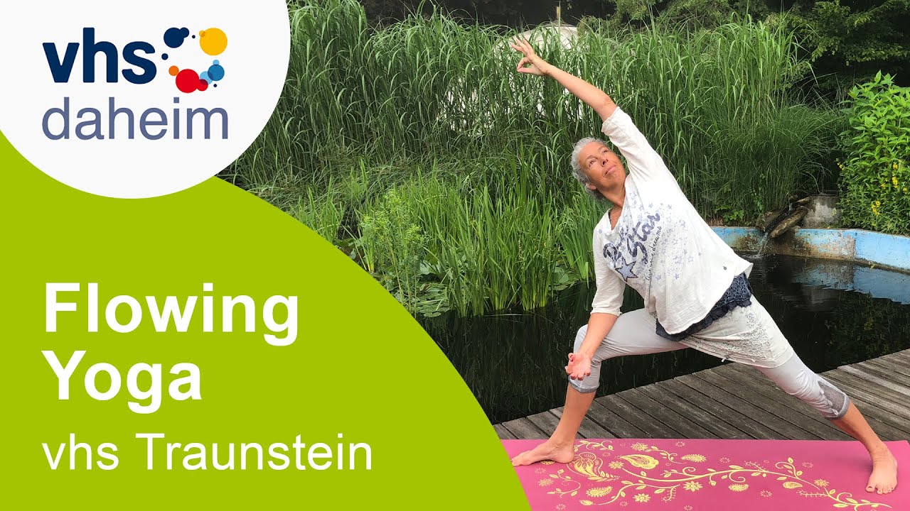 Flowing Yoga - mit Simone Jell-Dunemann, vhs Traunstein - YouTube