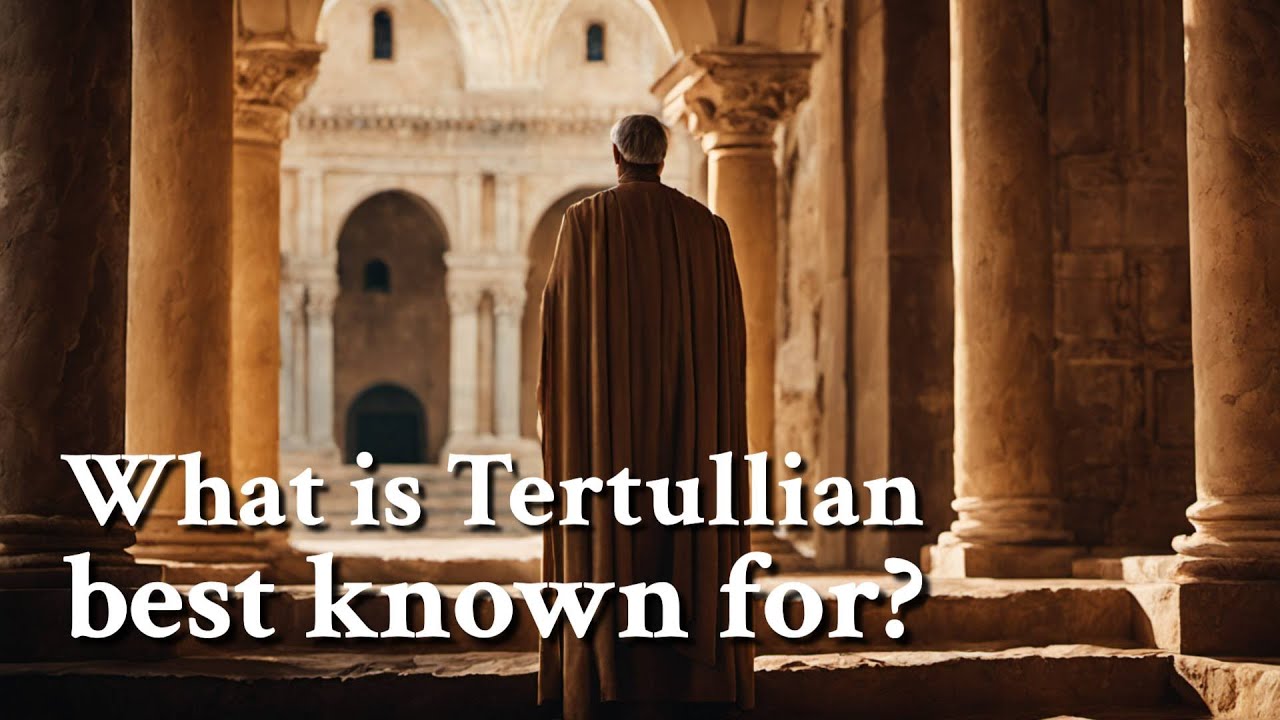 What is Tertullian best known for? | Philosophy - YouTube