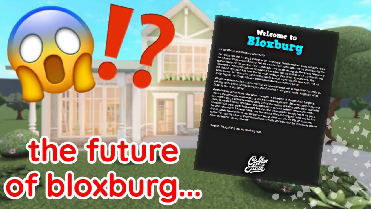 🚨HUGE BLOXBURG NEWS!!! THE FUTURE OF BLOXBURG CONFIRMED!! - YouTube