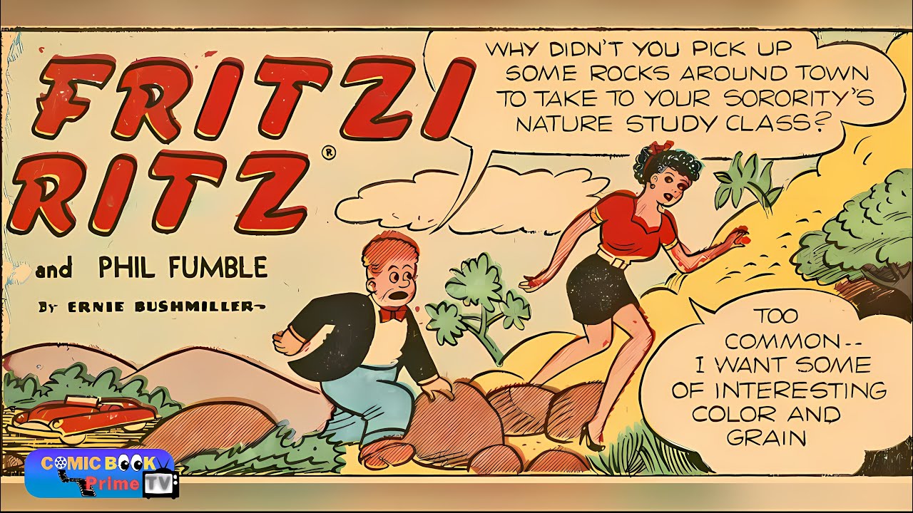 The eagle nest, Fritzi Ritz and Phil Fumble By Ernie Bushmiller # ...