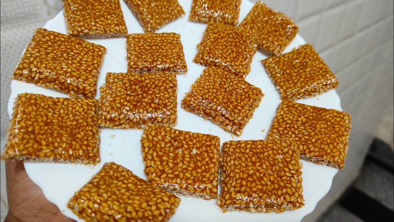 burfi | thill burfi | sesame burfi - YouTube