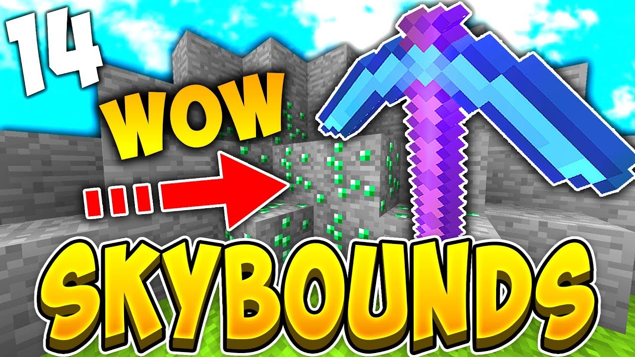 NAMING MY GOD PICKAXE! | SKYBOUNDS S2 #14 (Minecraft Skyblock) - YouTube