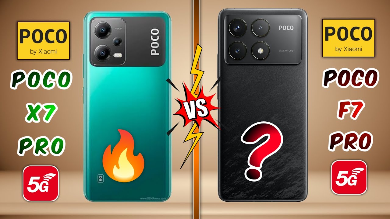 Poco X7 Pro Vs Poco F7 Pro 5G | In-Depth Comparison ⚡ - YouTube