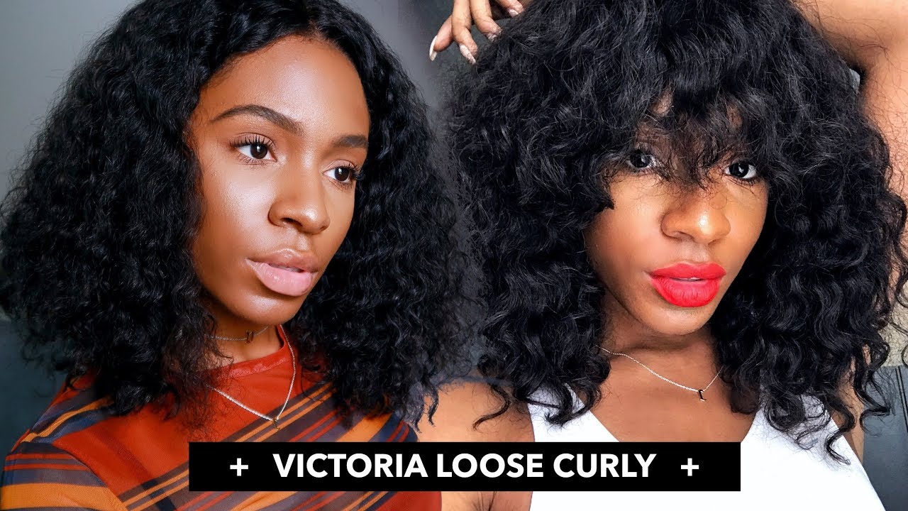 VICTORIA LOOSE CURLY: My New Wig Styles for MyFirstWig! VICKYLOGAN ...
