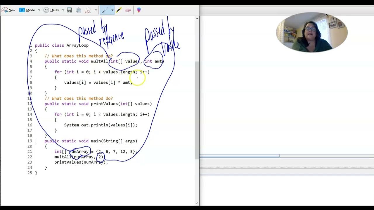 U6L2 Traversing Arrays & Passing by Reference - YouTube