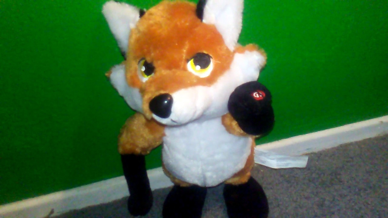 Gemmy slide stepping fox re upload - YouTube