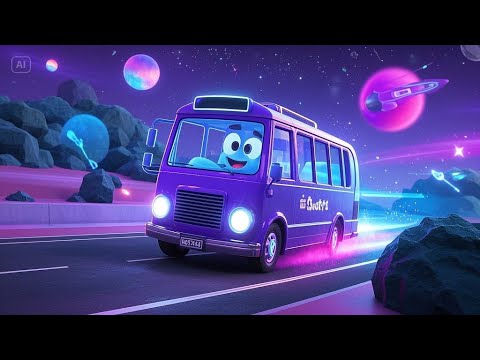 The Wheels on the Space Bus | Fun Space Adventure Song for Kid ...