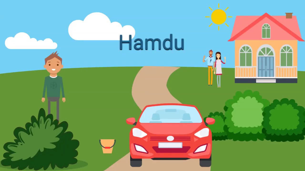 Hamdu - An animated short story for children by Nouchine Mazhar - YouTube