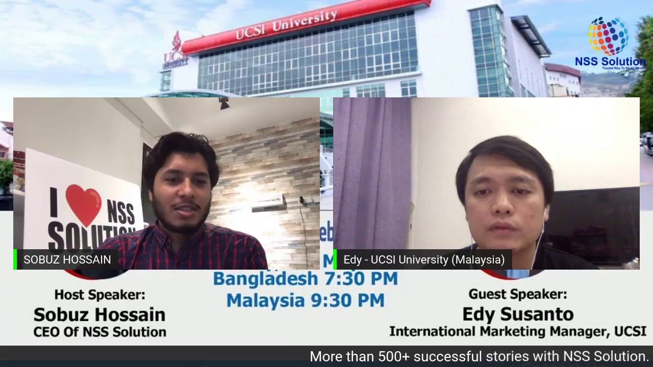 UCSI UNIVERSITY Admission with NSS Solution - YouTube