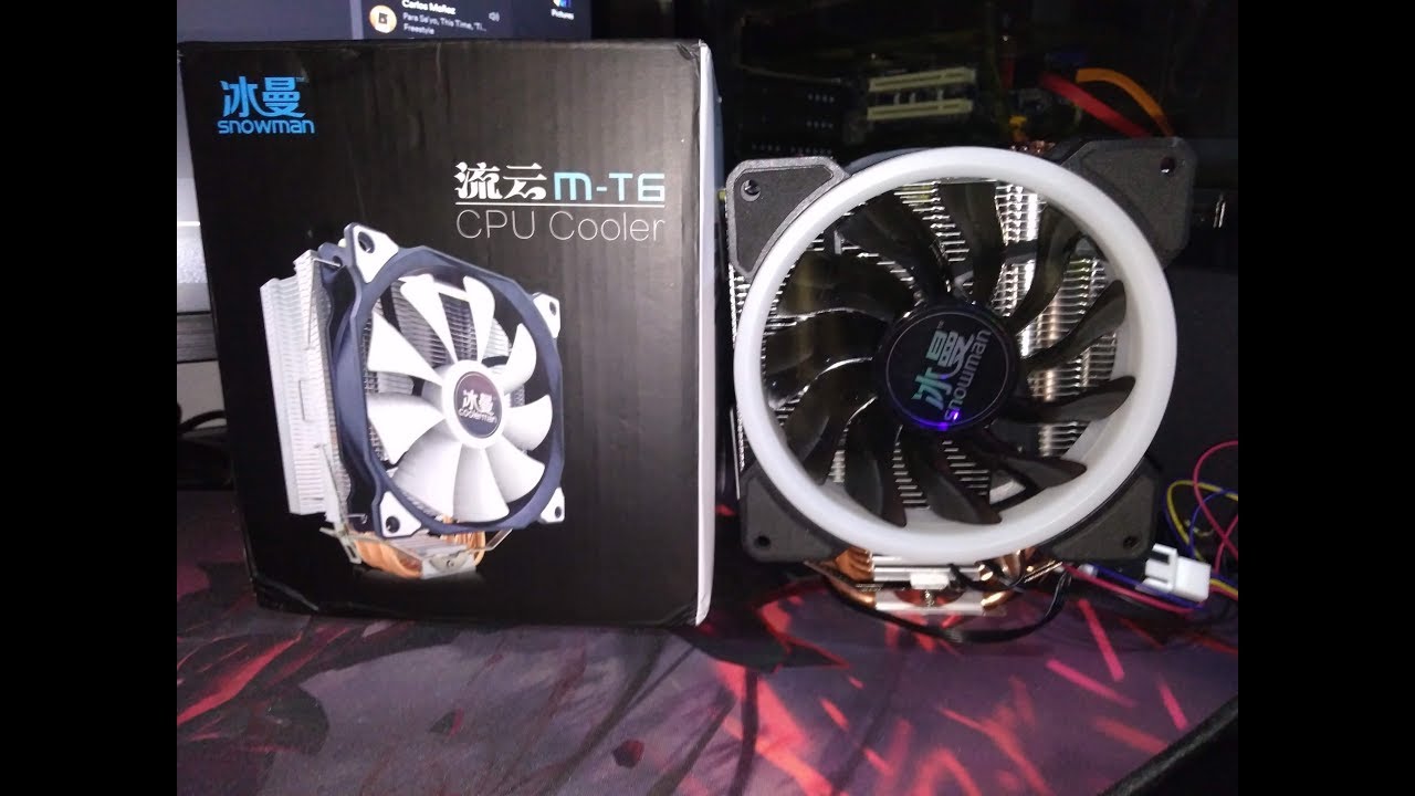 MASSIVE CPU Heat Sink From China! I SNOWMAN MT 6 RGB - YouTube