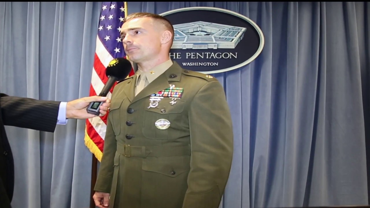 Pentagon Spokesman Major Adrian Rankine-Galloway discusses Peshmerga ...