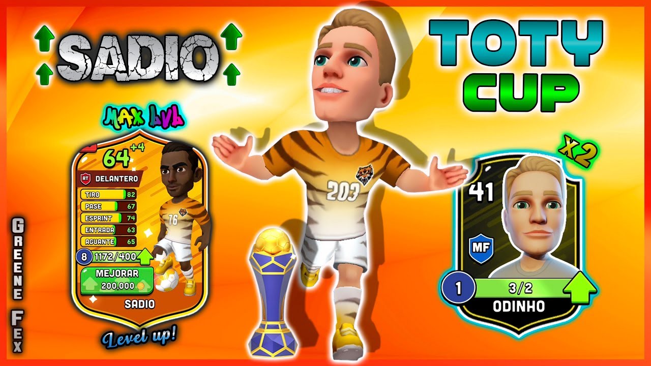 Mini Football | TOTY🏆 ODINHO x2 | SADIO (Max Level)⬆️ - YouTube
