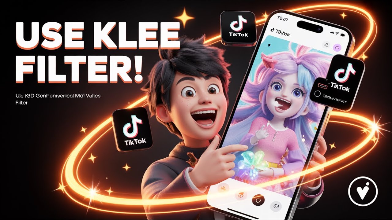 How to use AR Klee Genshin Filter on TikTok - YouTube