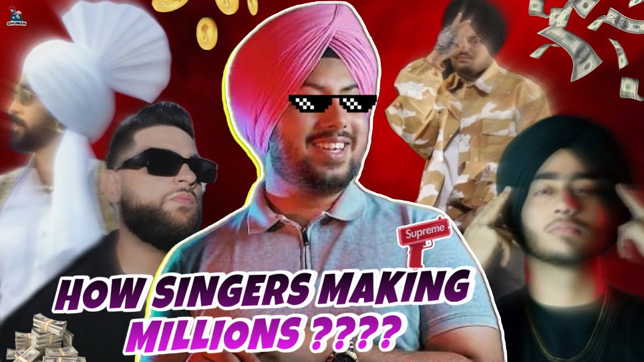 How Punjabi Singers Make Millions of Dollors $ | Different Income of ...