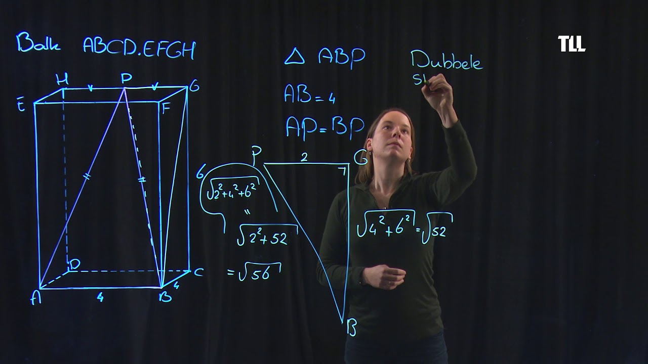 Math4All Wiskunde D Havo Ruimtelijke figuren 1.2 Opgave 7 - YouTube
