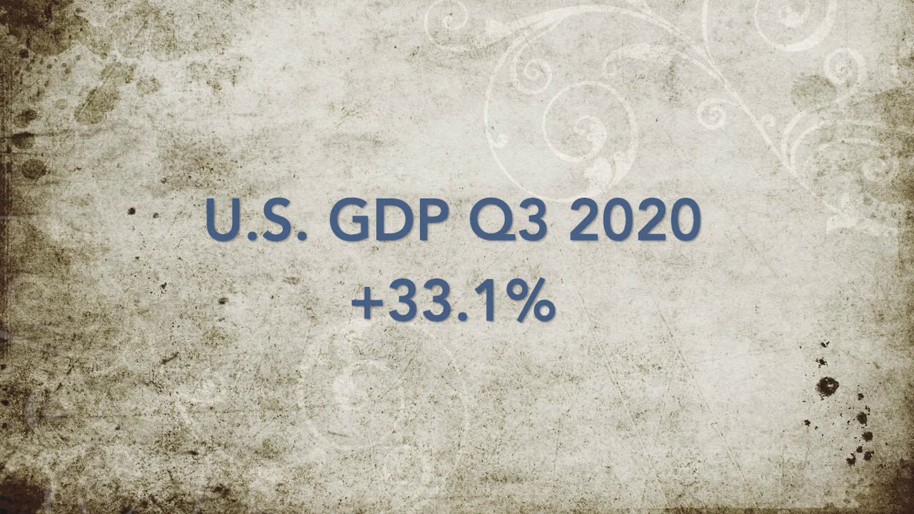 US GDP Q3 2020 - YouTube