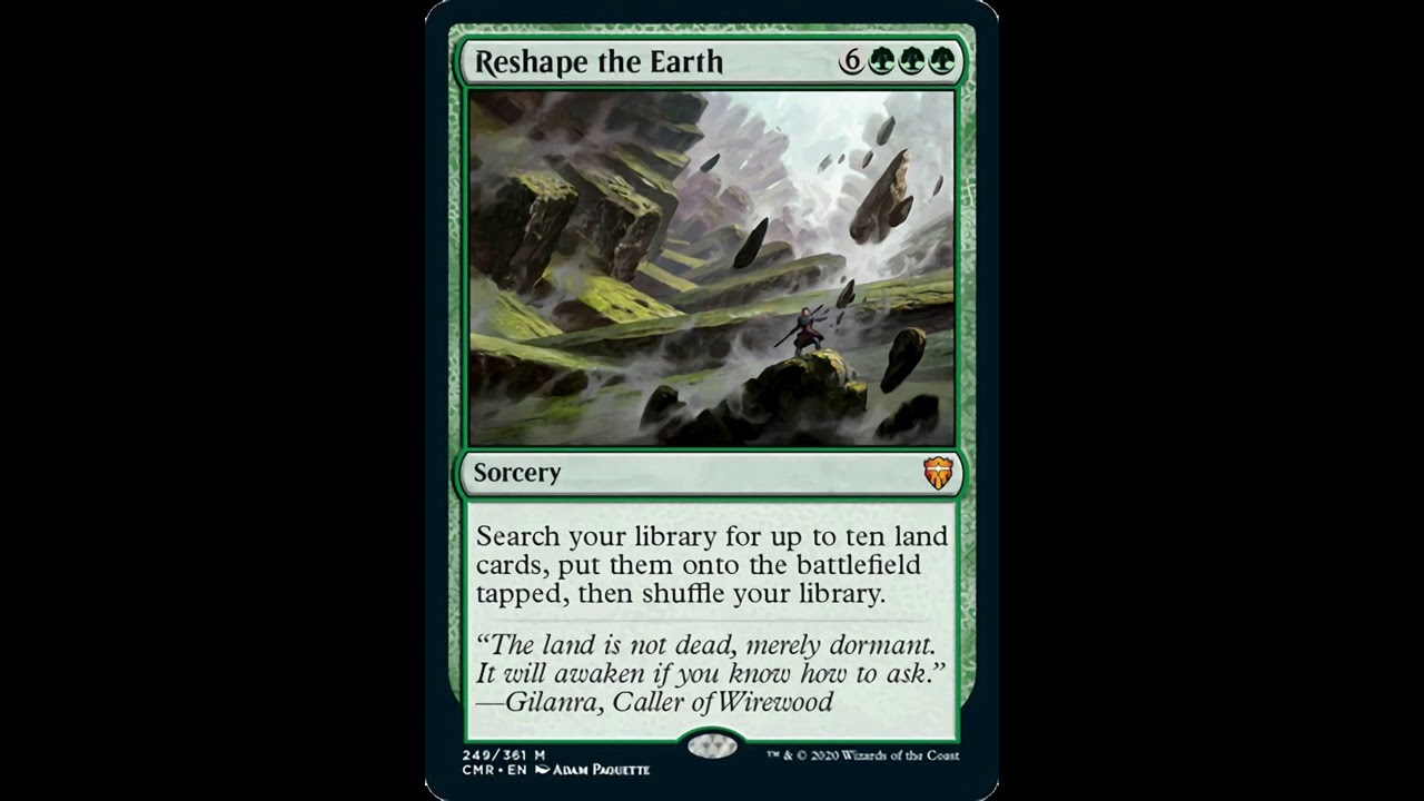 Reshape the Earth card review - YouTube