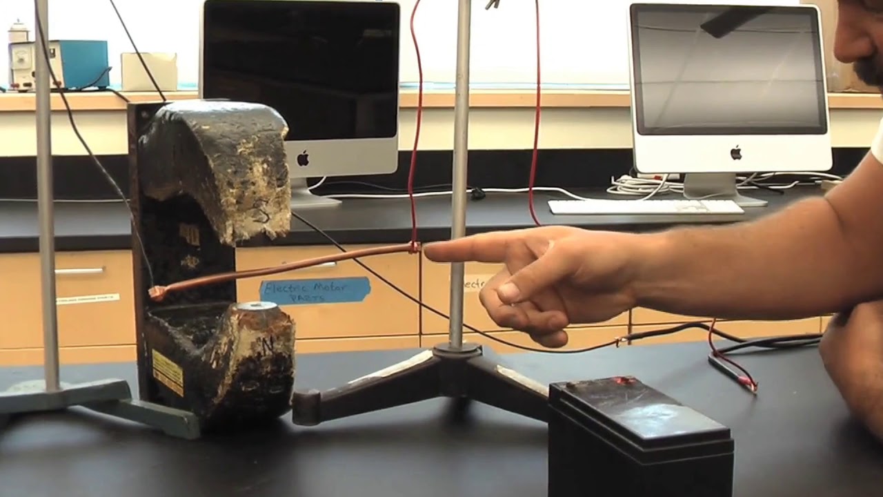 Kicking wire experiment - YouTube