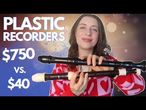 Cheap vs. expensive PLASTIC recorder: what makes the $750 one so much better?