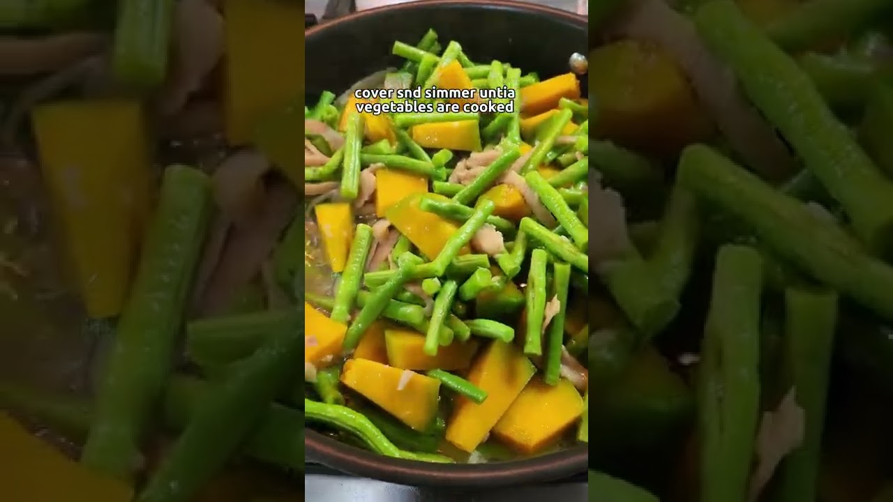 Ginisang Sitaw At Kalabasa Youtube