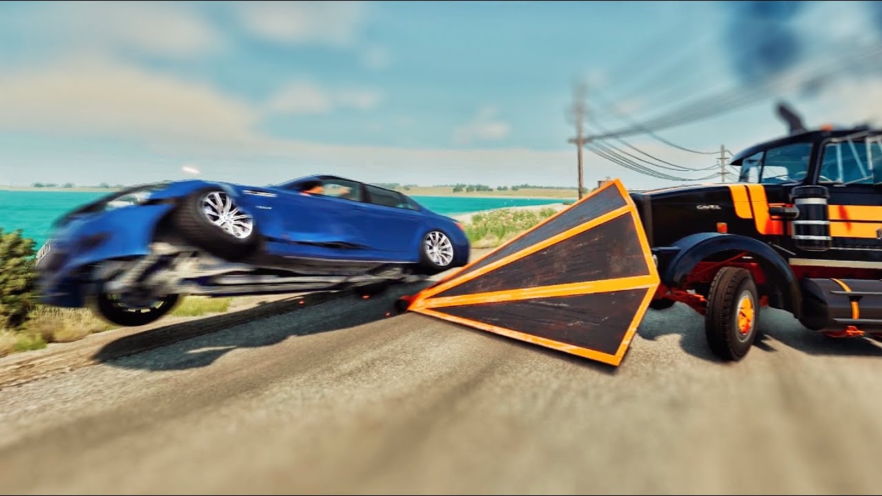 Rollover and Car accidents at high speed #17 4K - YouTube