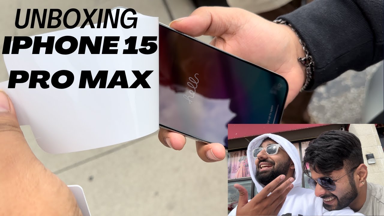 Unboxing Iphone 15 Pro Max | VLOG-19 | @DesiHood8281 - YouTube