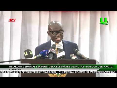 Re-Akoto Memorial Lecture :GSL Celebrates Legacy Of Baffour Osei Akoto ...