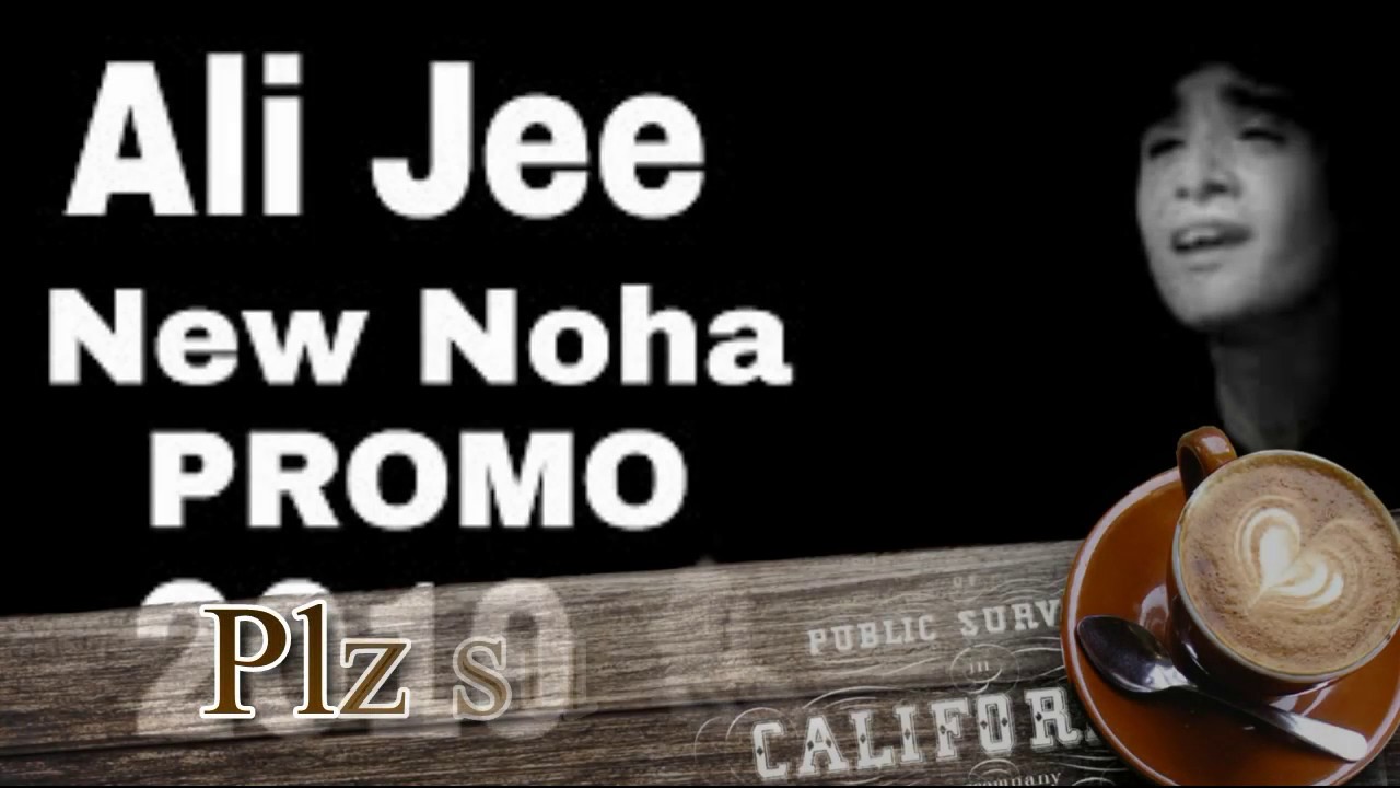 Ali Jee new 2019 noha promo tera zakir - YouTube Music