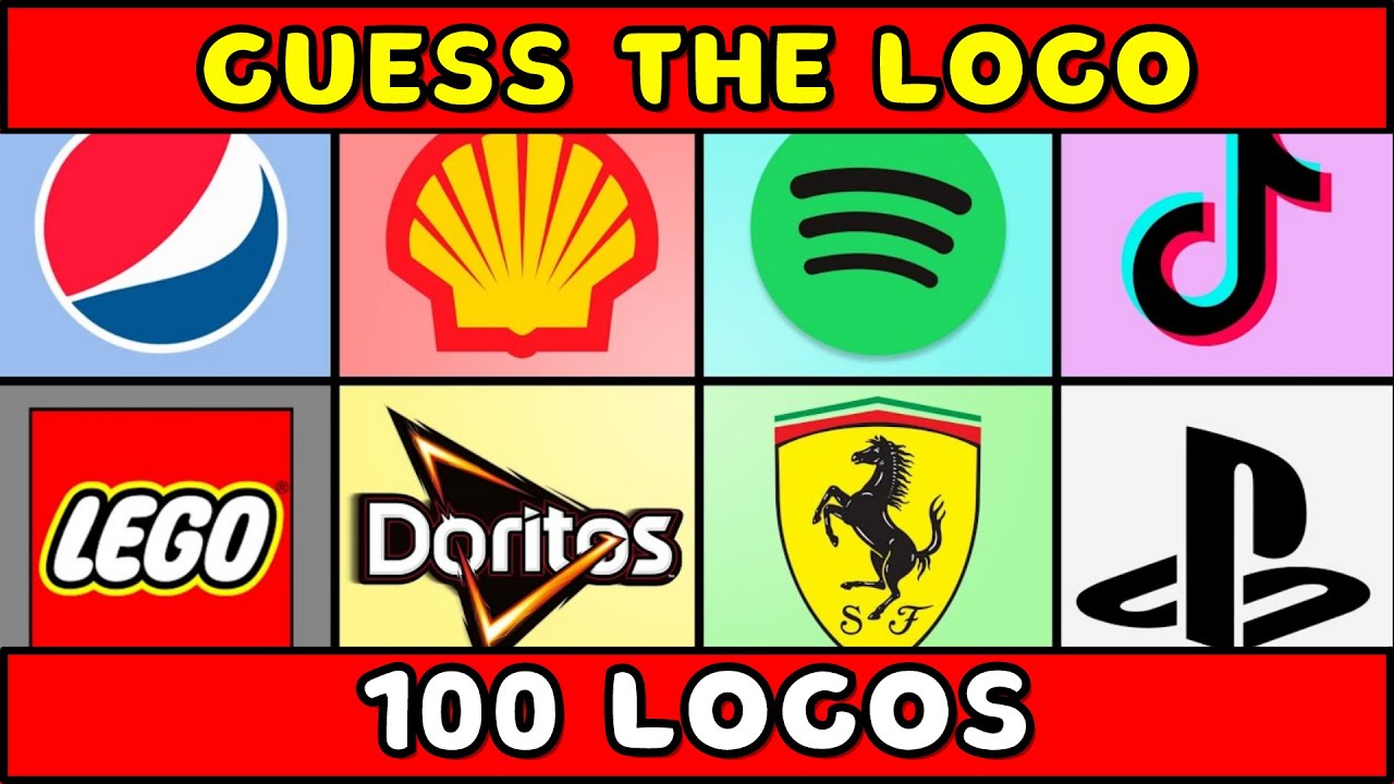 Guess The Logo In 3 Seconds! | 100 Famous Logos - YouTube