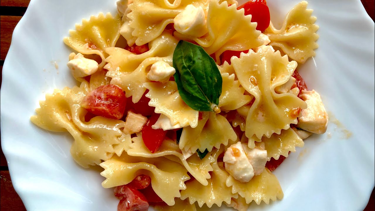 Pasta Alla Checca - Easy Cold Pasta Recipe - YouTube