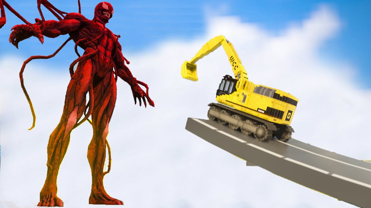 Cars vs Giant Carnage From Marvel | Teardown - YouTube
