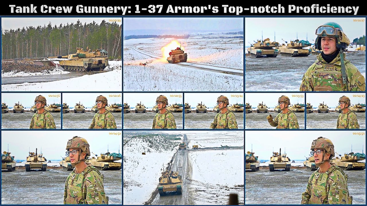 Tank Crew Gunnery: 1-37 Armor's Top-notch Proficiency - YouTube