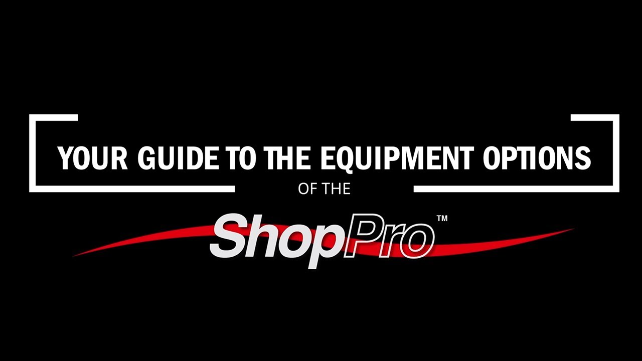 Your Guide to the Equipment Options of the ShopPro - YouTube